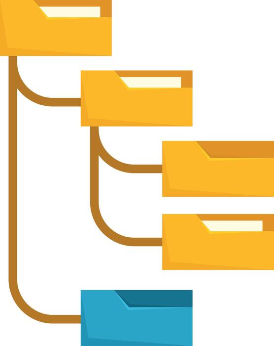 Folder Structure Vector Art, Icons, and Graphics for Free Download