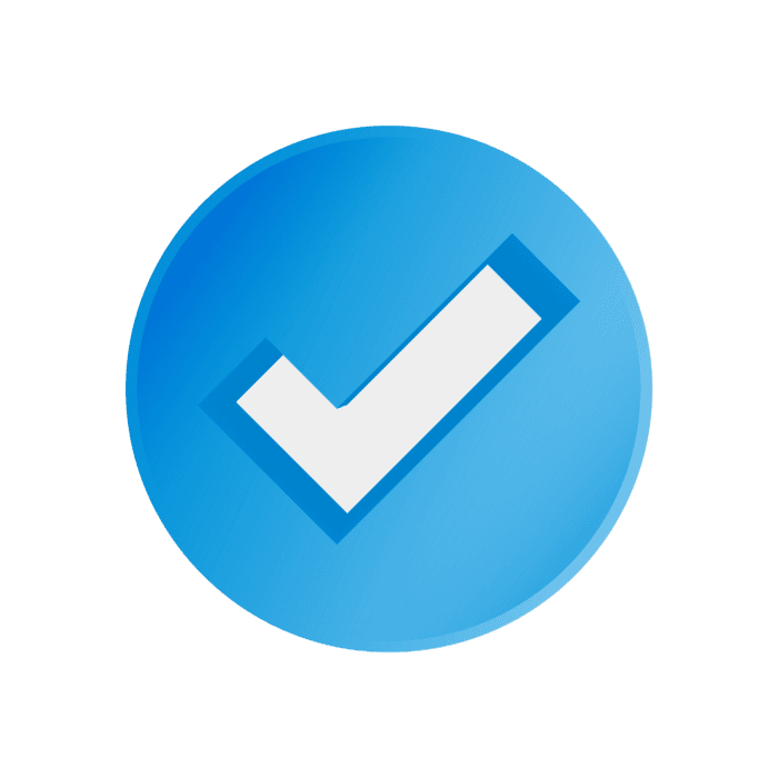 Blue Tick PNGs for Free Download