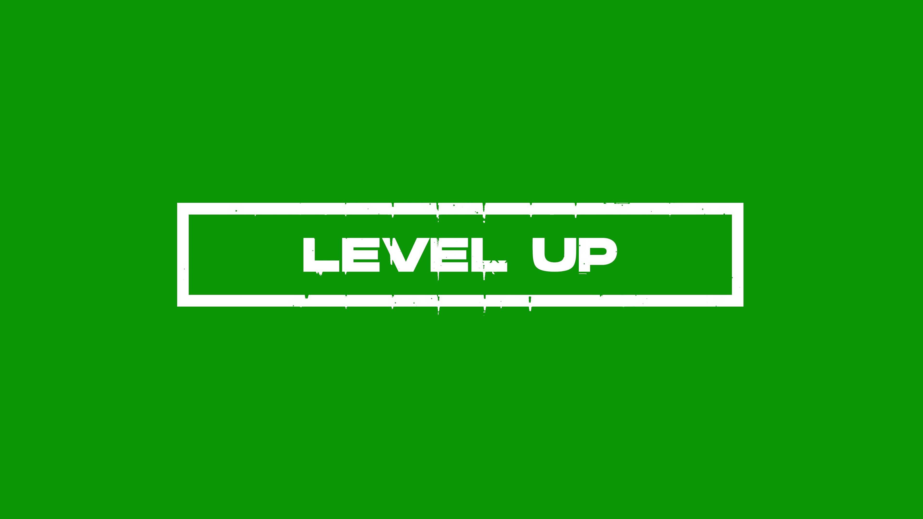 Level Up Animation Text Distortion Vfx Dynamic Text Message 22941155 Stock Video At Vecteezy