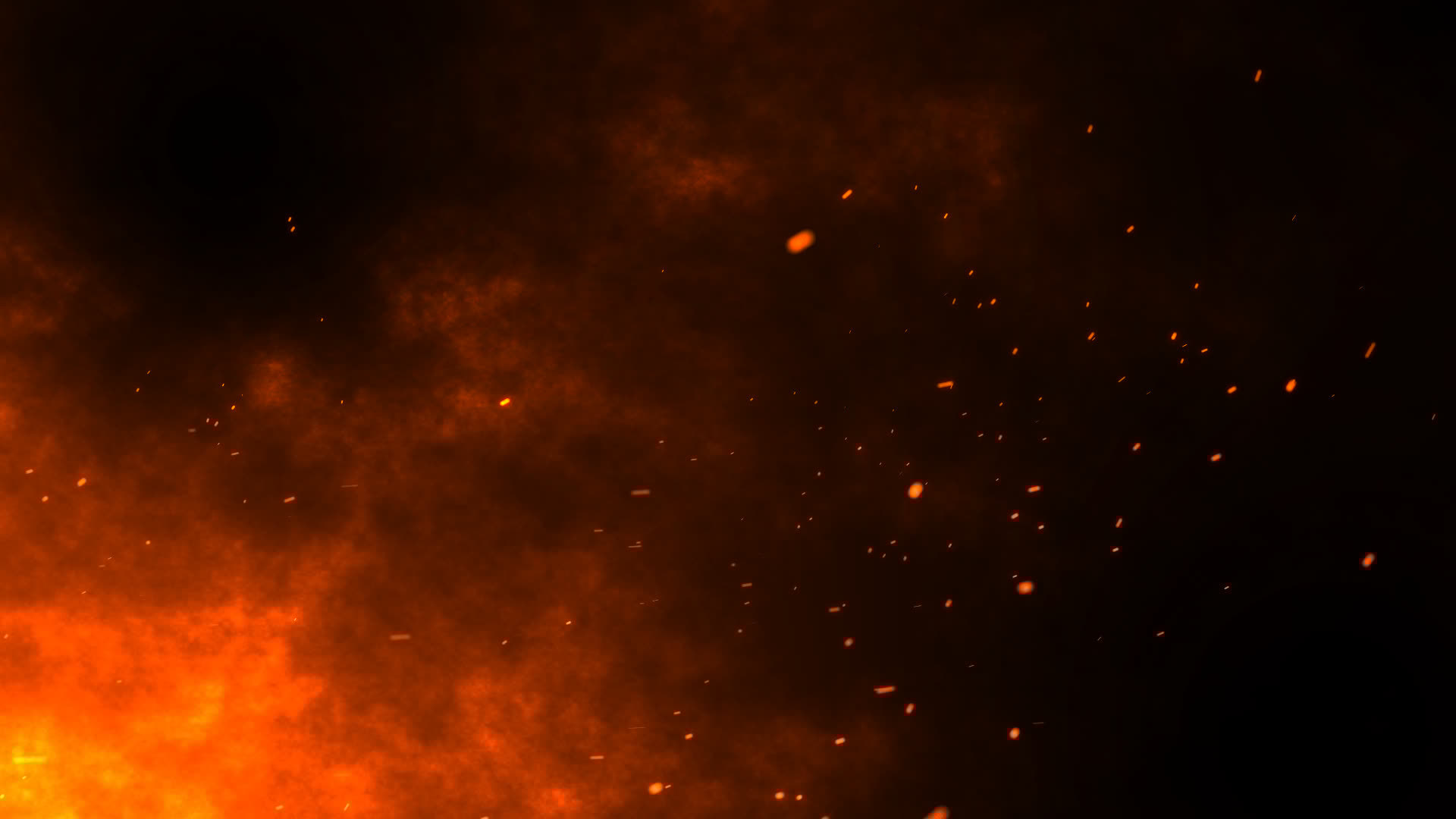 Fire Particle Effect Stock Video Footage for Free Download