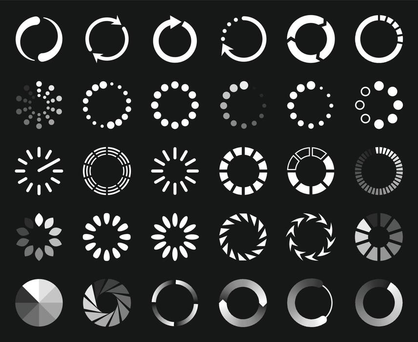 Loading Circle Vector Art, Icons, and Graphics for Free Download