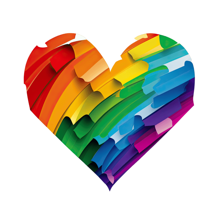 Pride Heart PNGs for Free Download