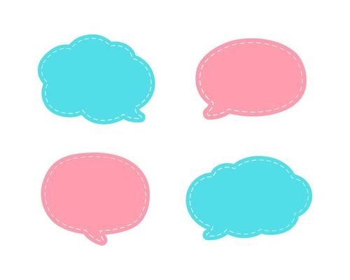 Cute Speech Bubble Vector Art Icons And Graphics For Free Download