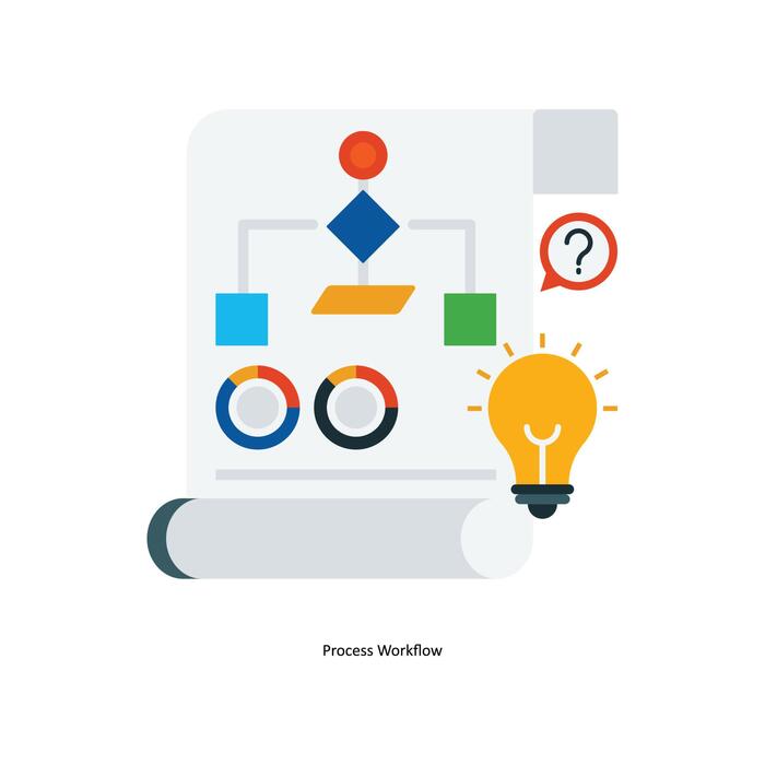 Process Workflow Vector Art, Icons, and Graphics for Free Download