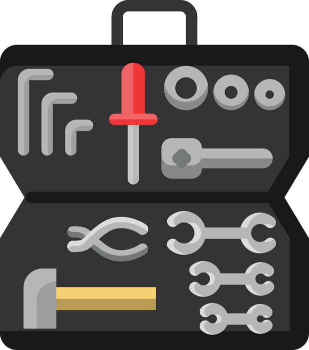 Handyman Toolbox Vector Art, Icons, and Graphics for Free Download