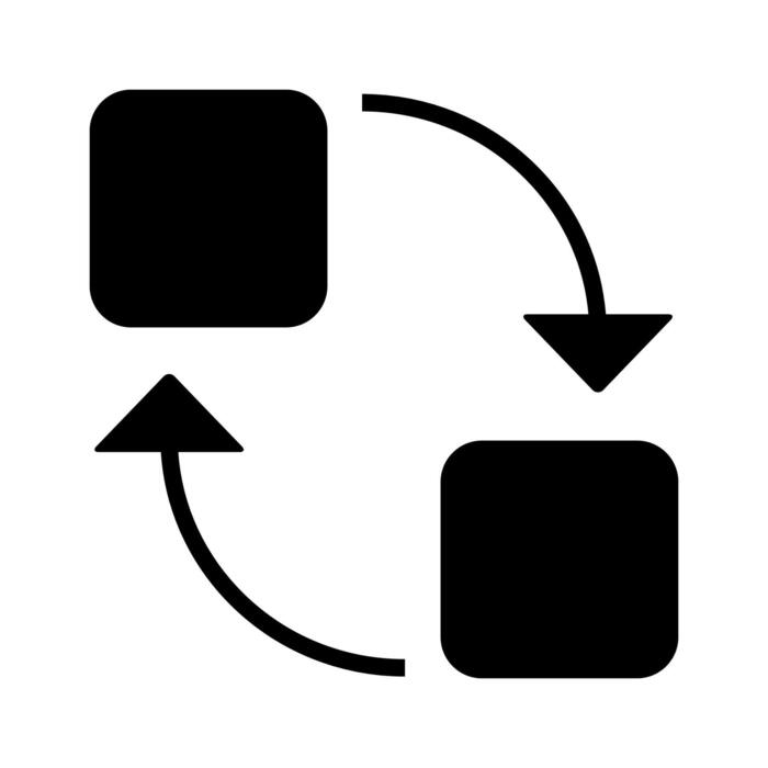 Process Flow Icon Vector Art, Icons, and Graphics for Free Download