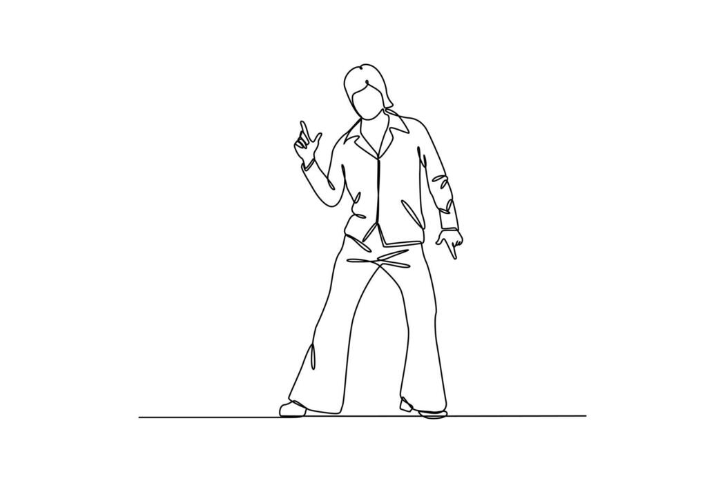 One Line Drawing Dance Vector Art, Icons, and Graphics for Free Download