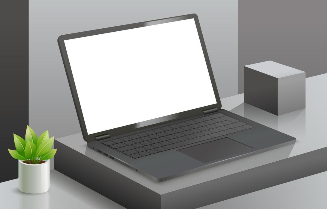 Laptop Mockup Vector Art, Icons, and Graphics for Free Download