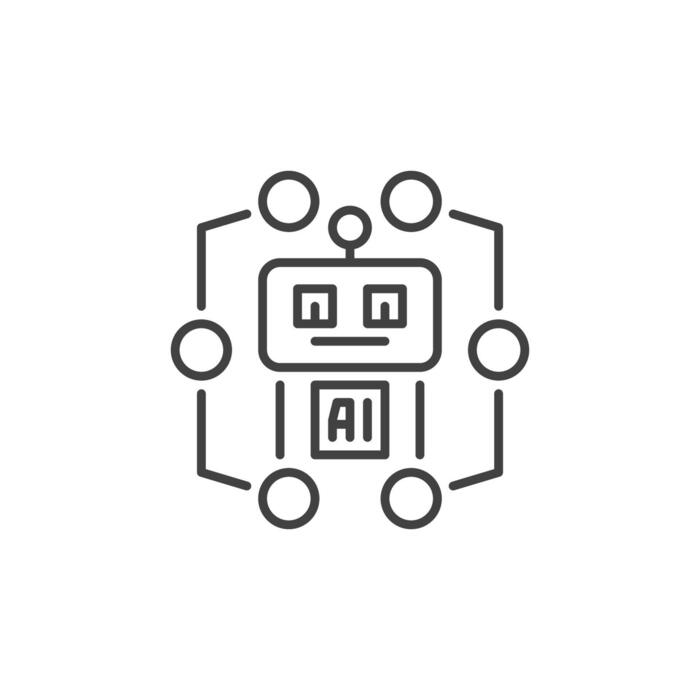 Ai Robot Icon Vector Art, Icons, and Graphics for Free Download