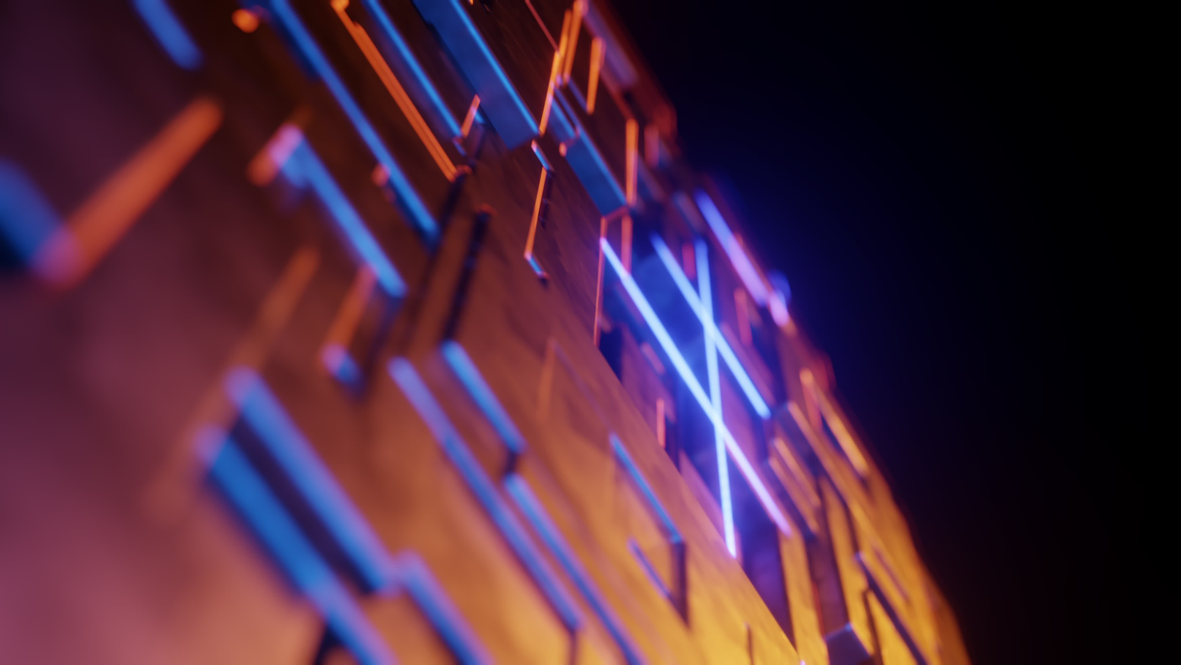 3d Render Seamless Animation Of Abstract Futuristic High Tech Armored Computer Generated