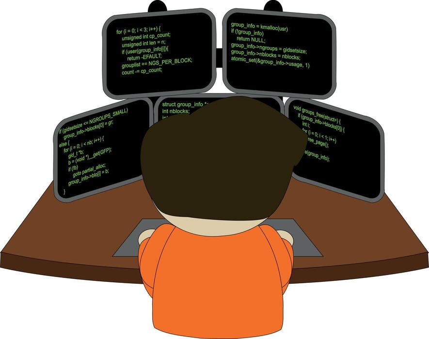 Programmer Background Vector Art, Icons, and Graphics for Free Download