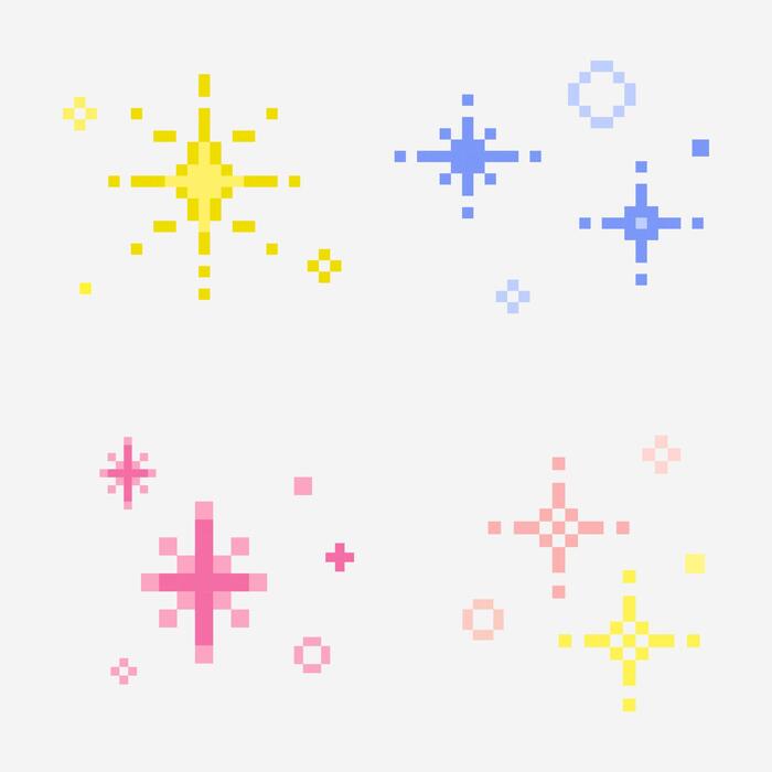 Pixelated Star Vector Art, Icons, and Graphics for Free Download