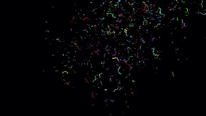 Confetti Overlay Stock Video Footage for Free Download