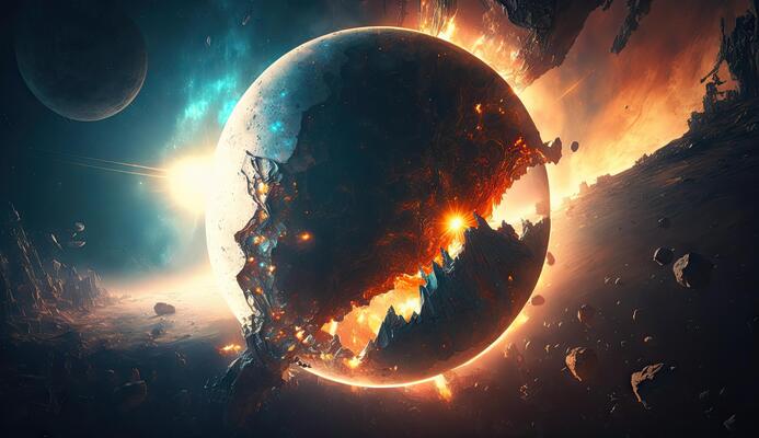 Planet Explosion Stock Photos, Images and Backgrounds for Free Download
