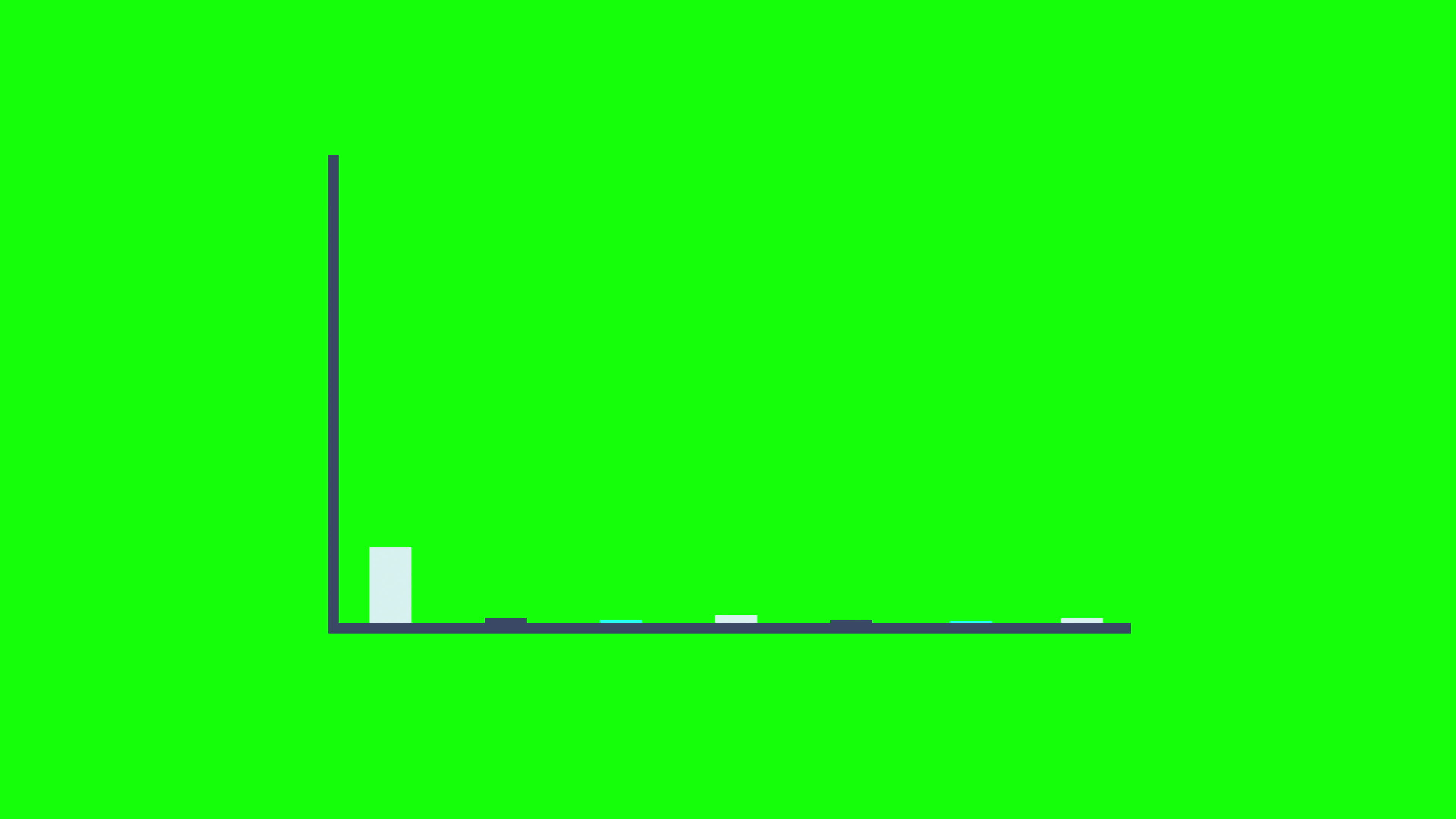 Growth graph on green screen background. Economic progress chart. Bars ... Growth graph on green screen background. Economic progress chart. Bars ...