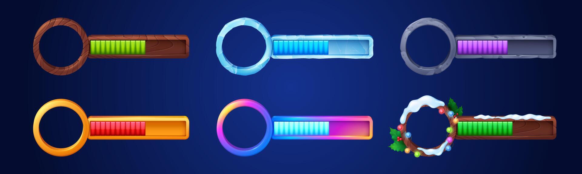 Game Progress Bar Vector Art, Icons, and Graphics for Free Download