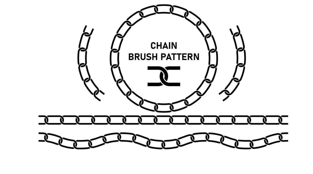 Chain Brush Vector Art, Icons, and Graphics for Free Download