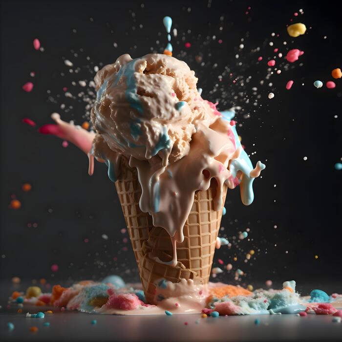 Ice Cream Drip Stock Photos, Images and Backgrounds for Free Download