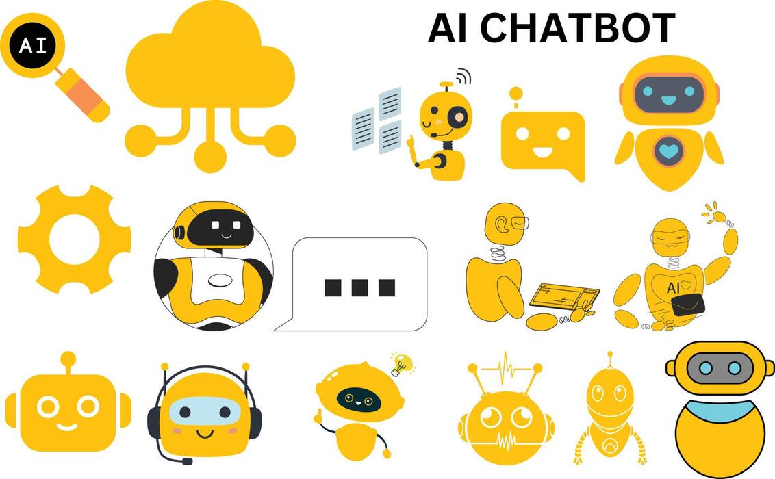 Ai Chat Bot Vector Art, Icons, and Graphics for Free Download