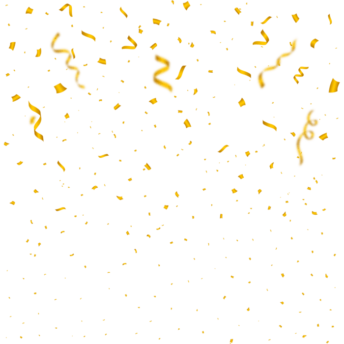 Confeti Dorado Png PNG para descargar gratis