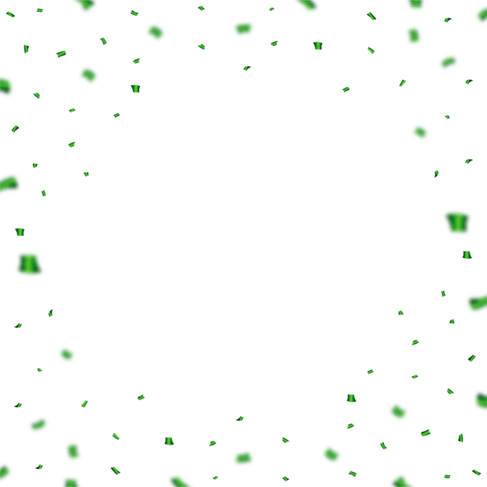 Green Confetti PNGs for Free Download