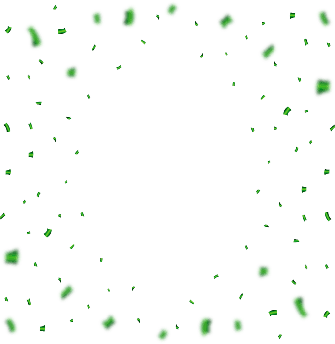 Green Confetti PNGs for Free Download