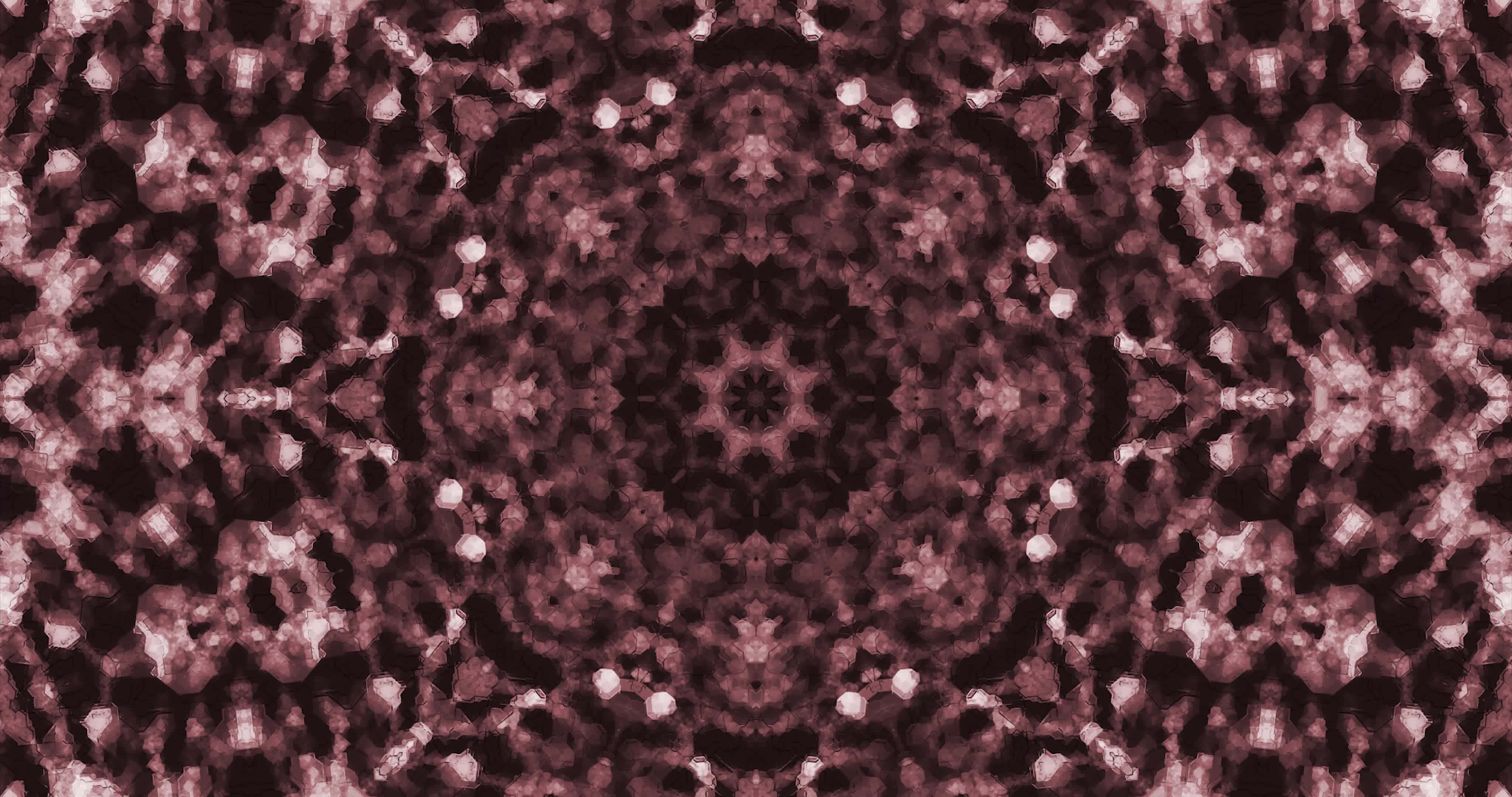 Kaleidoscope Animation Abstract Geometric Background Moviemandala