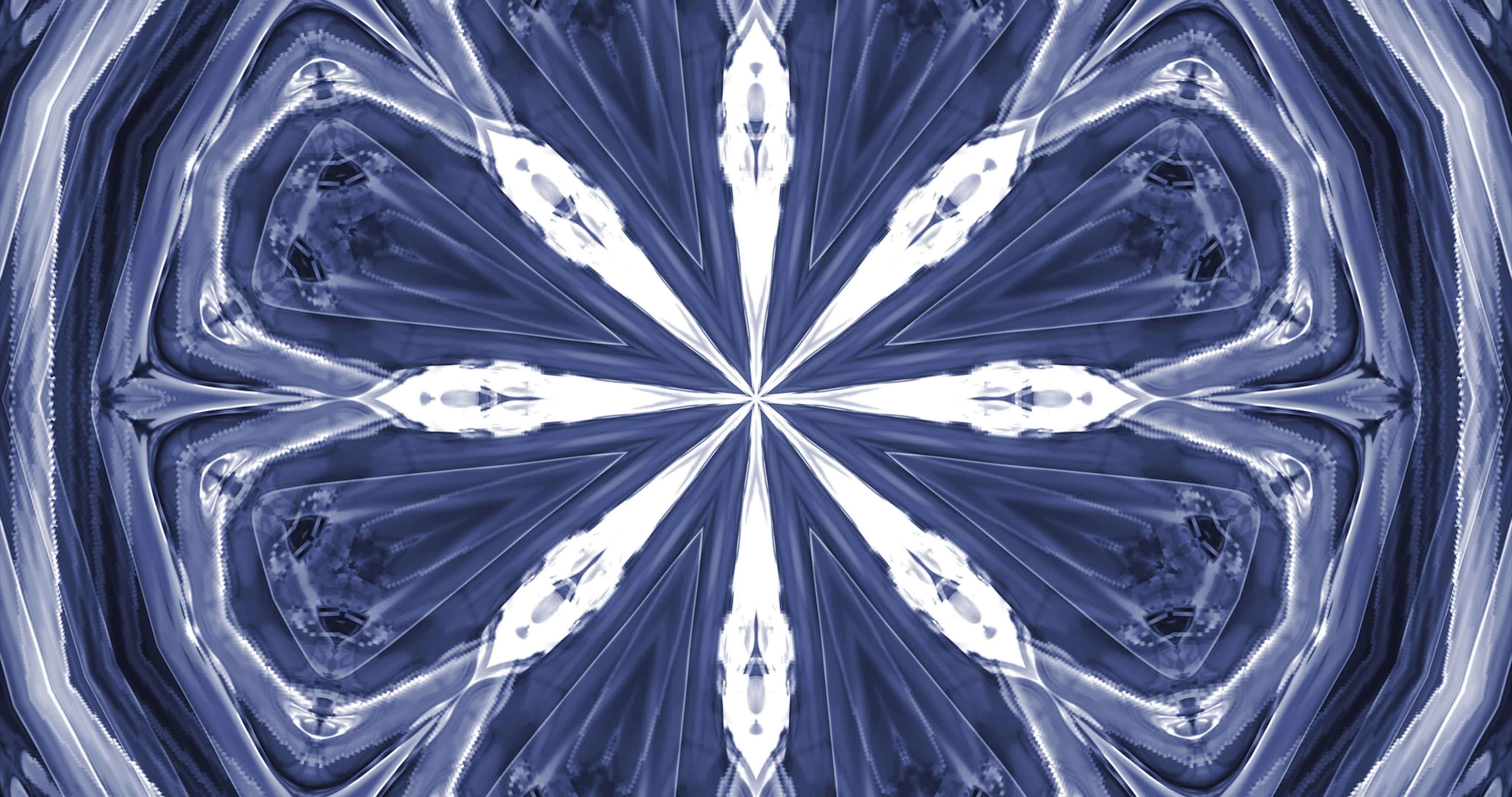Kaleidoscope Animation Abstract Geometric Background Moviemandala