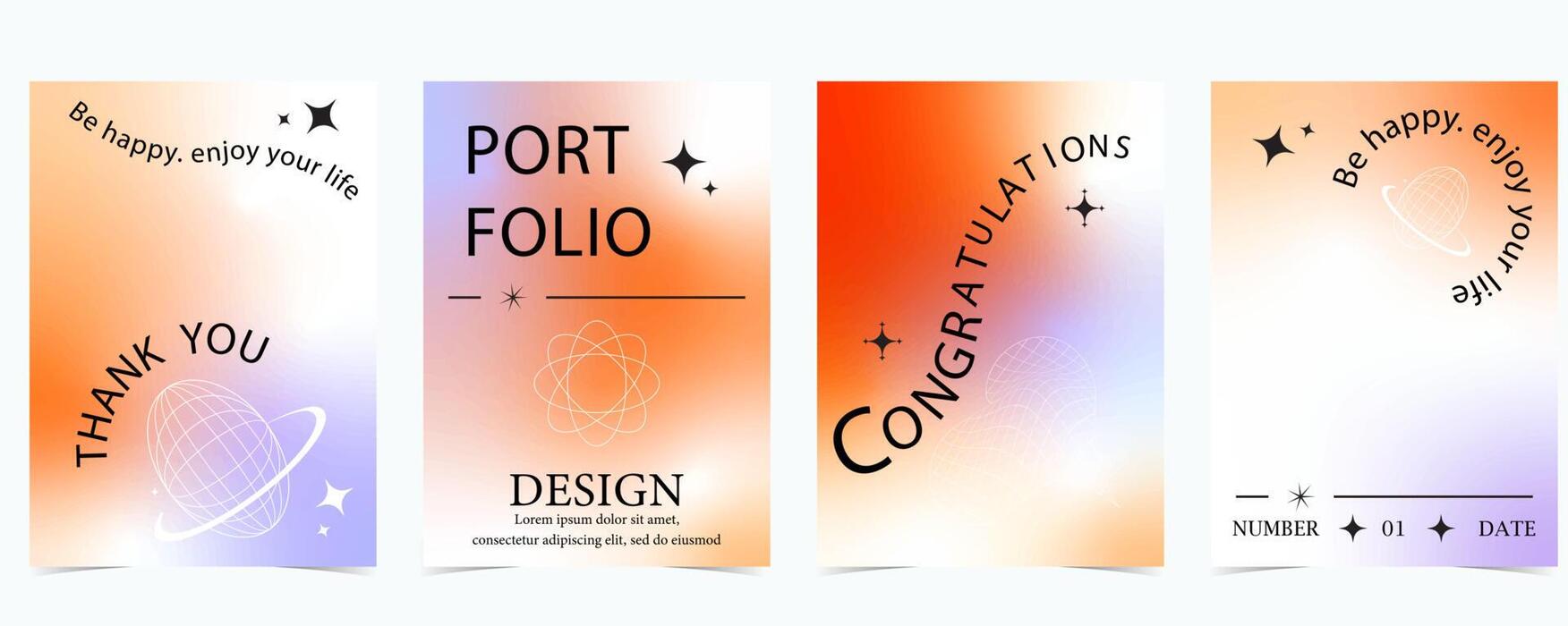 Portfolio Cover Vector Art, Icons, and Graphics for Free Download