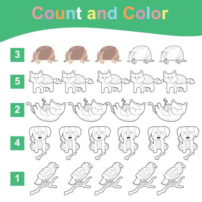 Count And Color Vector Art, Icons, and Graphics for Free Download