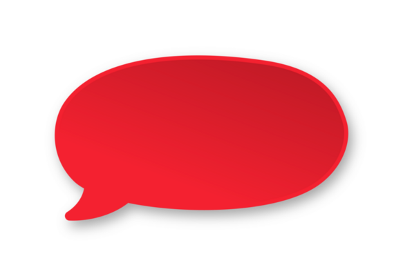 Red Speech Bubble Pngs For Free Download
