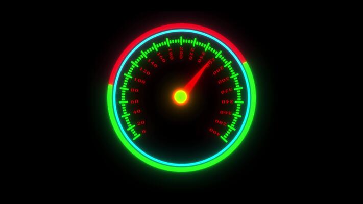 Speedometer Animation Stock Video Footage for Free Download