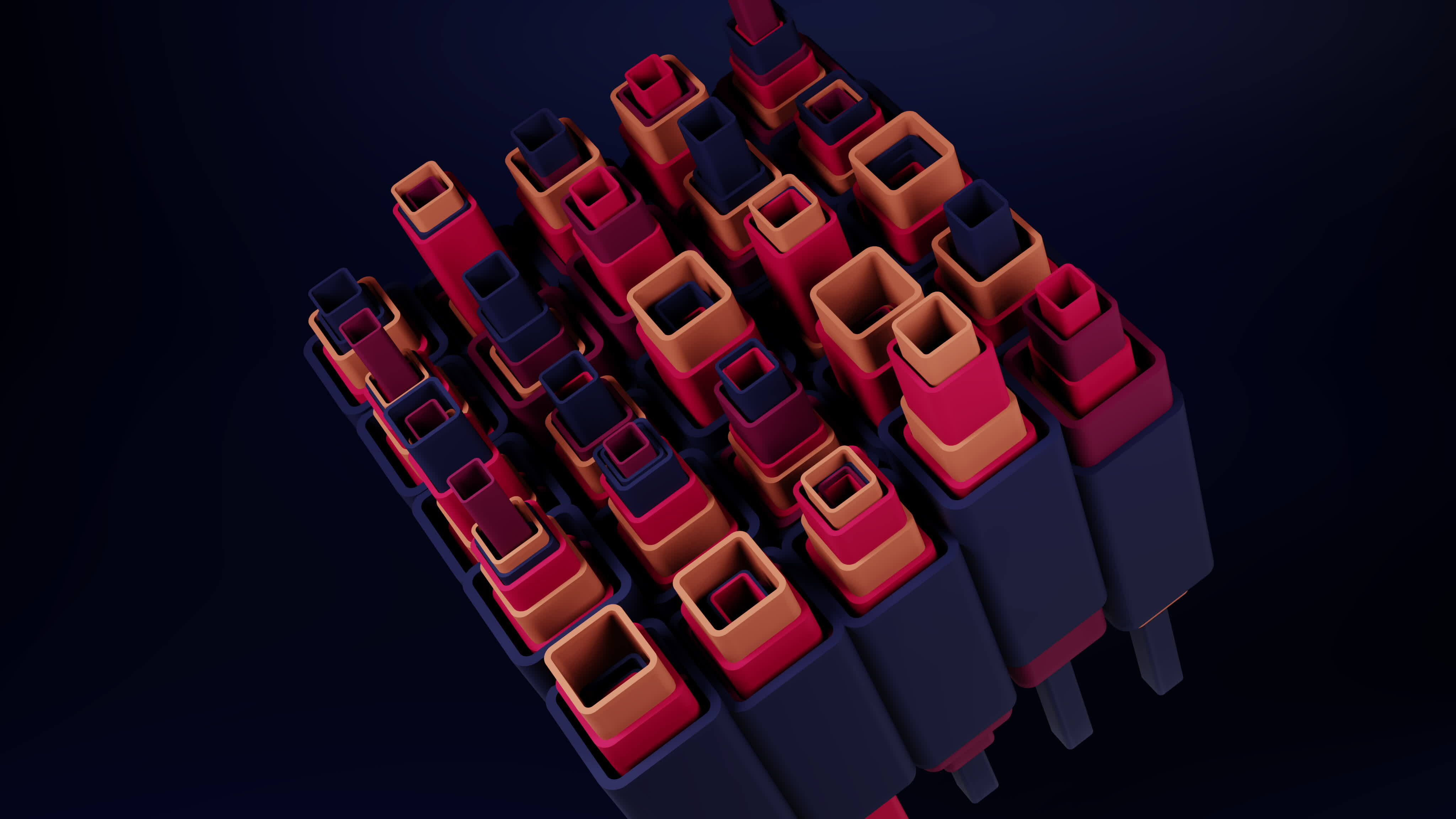 3d Background Abstract Satisfying Abstract Animation Motion Geometric