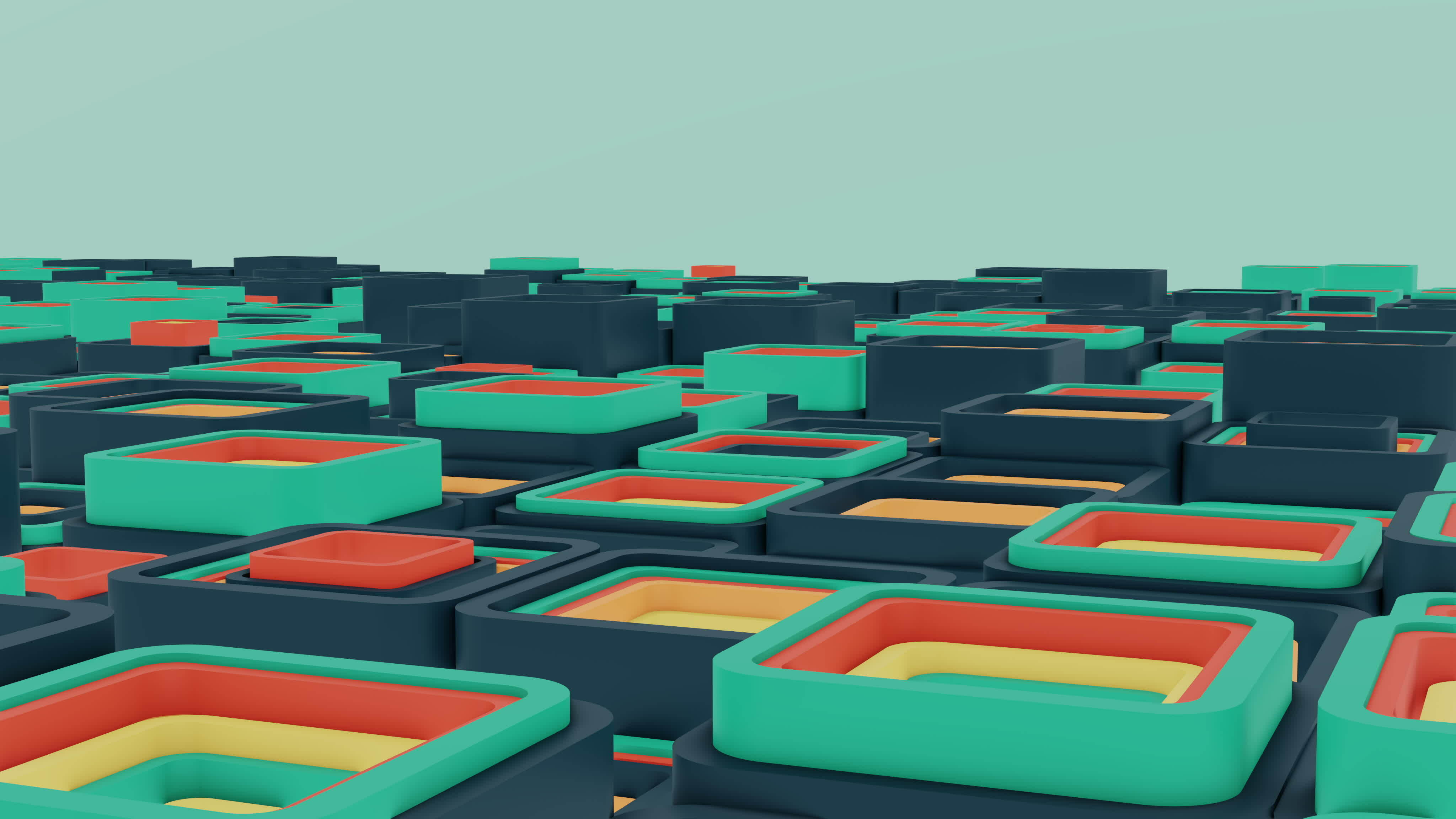 3d Background Abstract Satisfying Abstract Animation Motion Geometric Cubes 4k Seamless