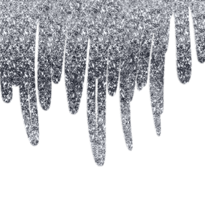 Silver Glitter PNGs for Free Download