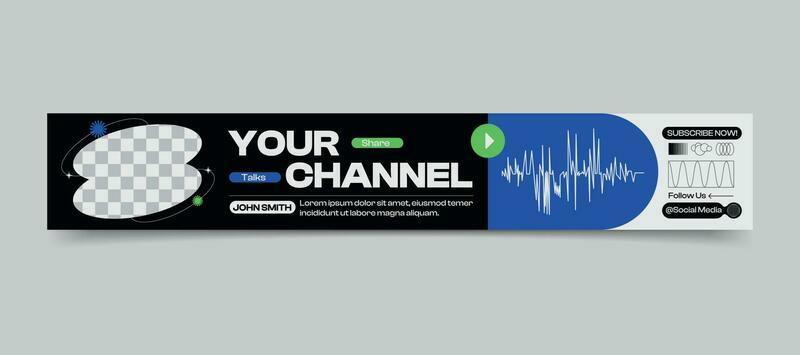 Youtube Banner Funny Vector Art, Icons, And Graphics For Free Download