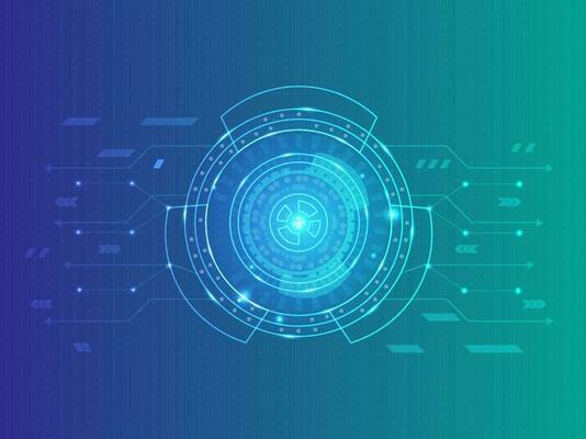 Futuristic Technology Background Vector Art, Icons, And Graphics For