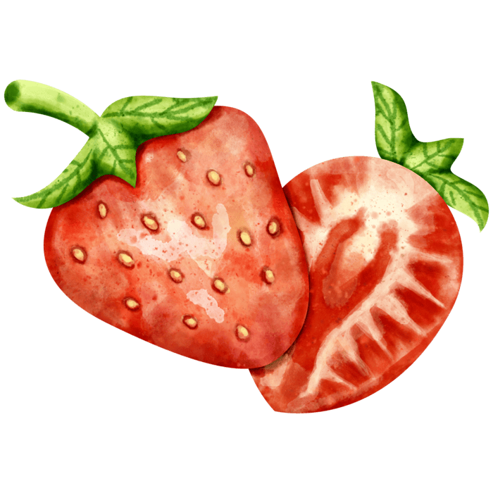 Watercolor Strawberry PNGs for Free Download