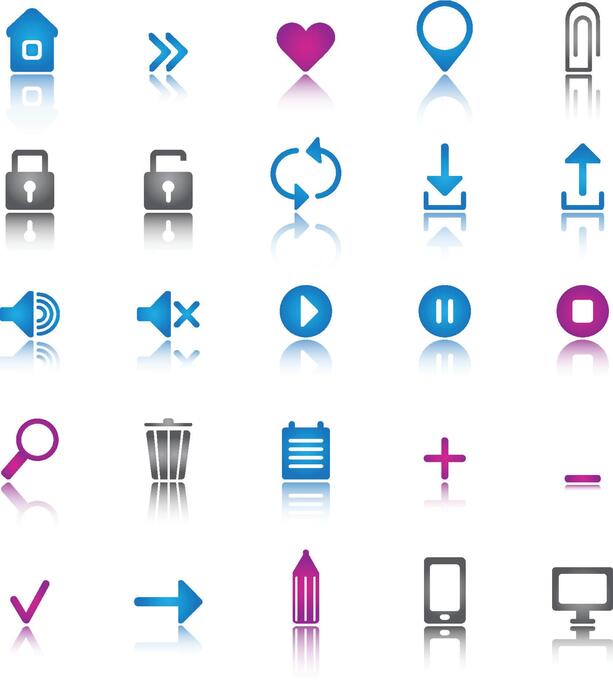 Toolbar Icons Vector Art, Icons, and Graphics for Free Download