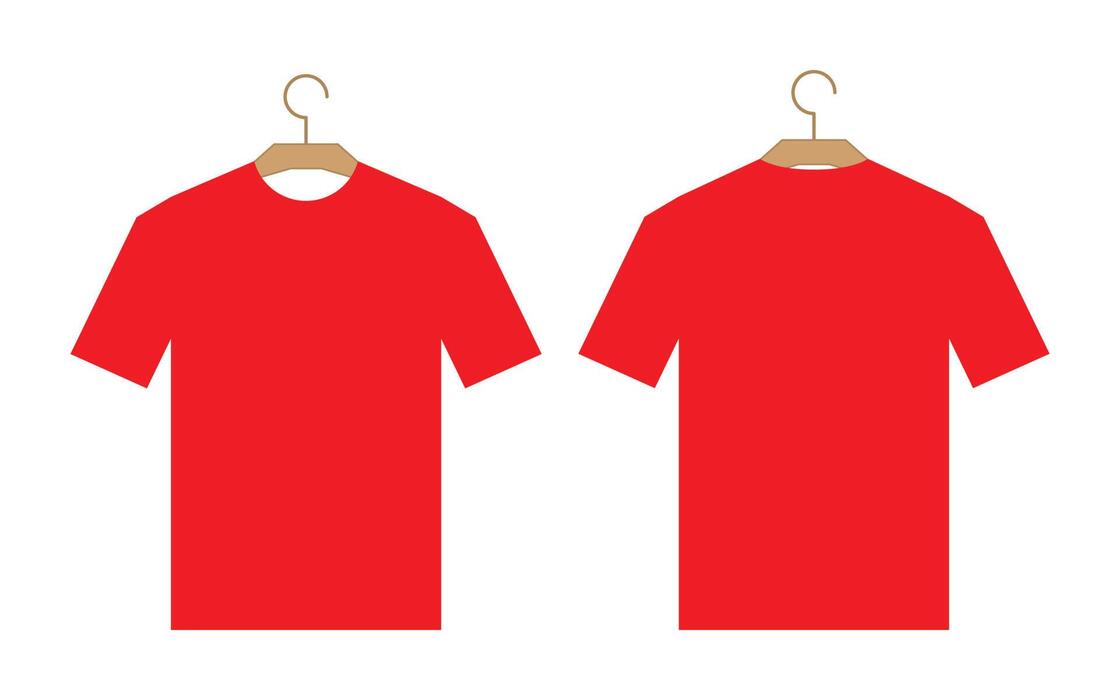 Red T Shirt Mockup Vector Art, Icons, and Graphics for Free Download