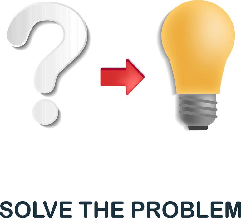 Problem Solved Vector Art, Icons, and Graphics for Free Download