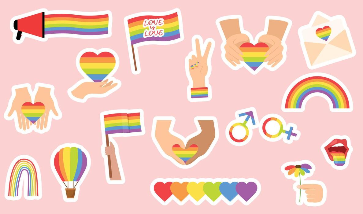 Lgbt Sticker Vector Art, Icons, and Graphics for Free Download