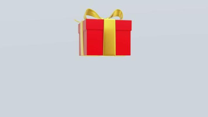 Gift Box Opening Animation Stock Video Footage for Free Download