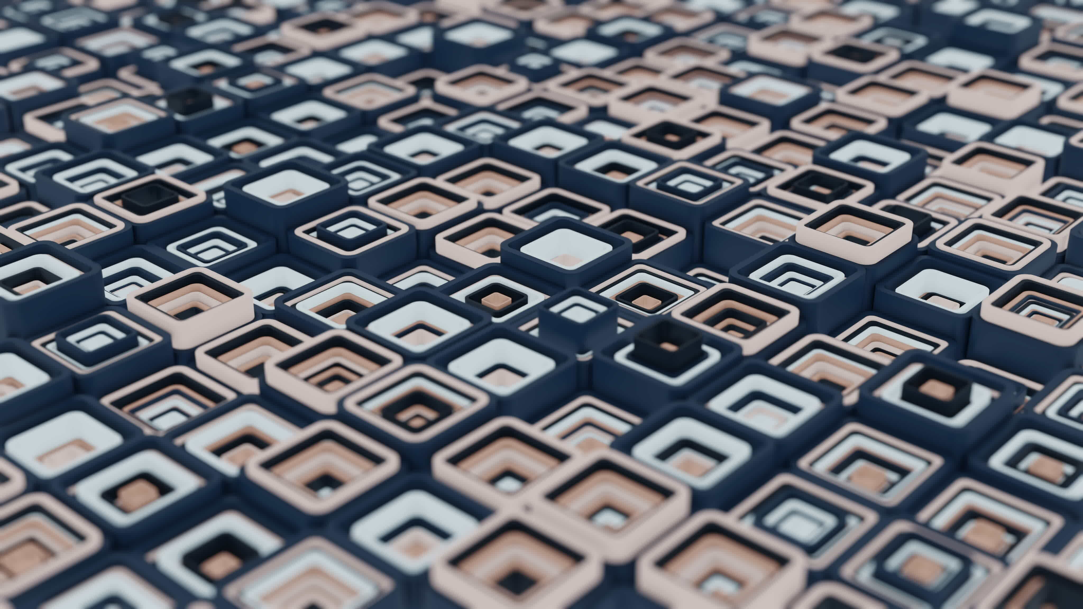 3d Background Abstract Satisfying Abstract Animation Motion Geometric Cubes 4k Seamless