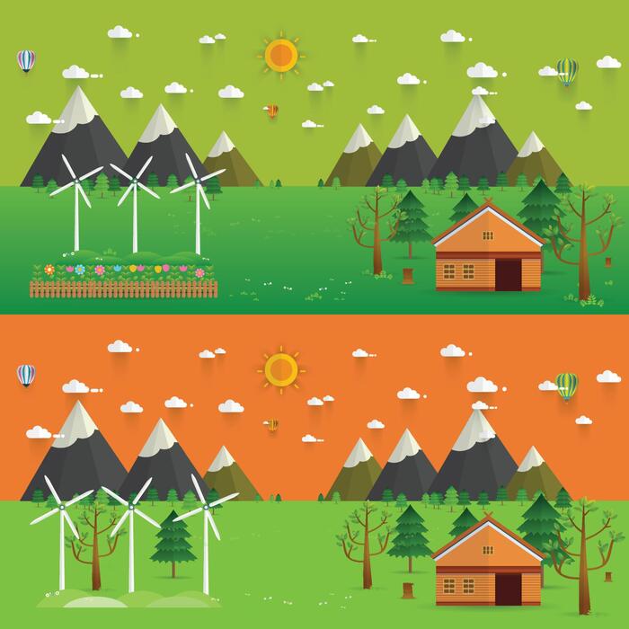 Page 5 | Beautiful Nature Landscape Vector Art, Icons, and Graphics for ...