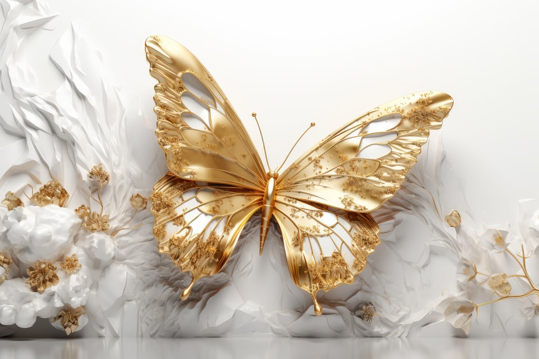 Golden Butterfly Stock Photos, Images and Backgrounds for Free Download