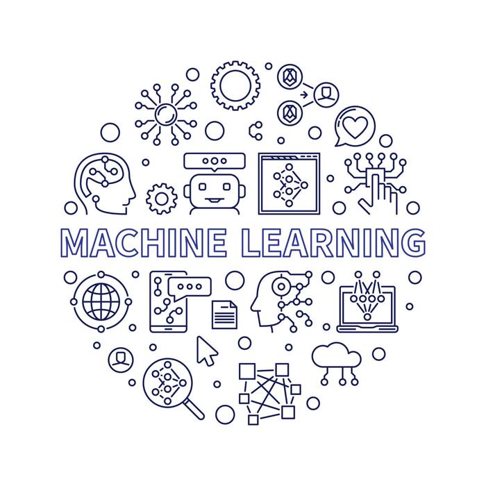 Machine Learning Background Vector Art, Icons, and Graphics for Free ...