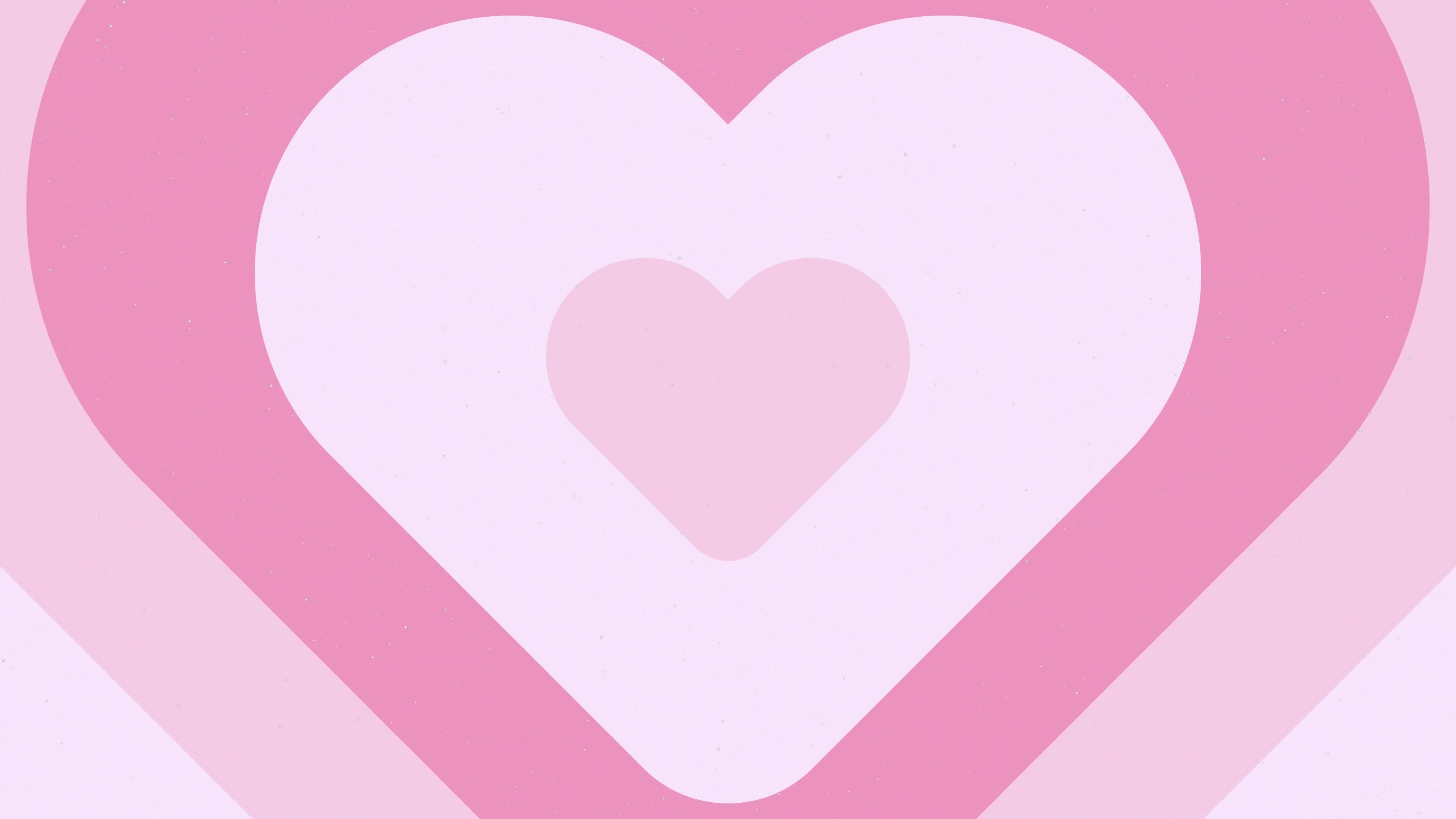 Aesthetics Cute Kawaii Pastel Pink Heart Tunnel Motion Background
