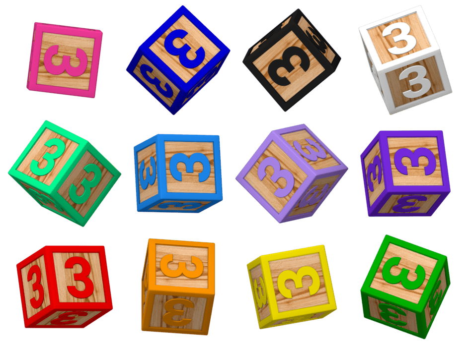 Number Blocks PNGs for Free Download