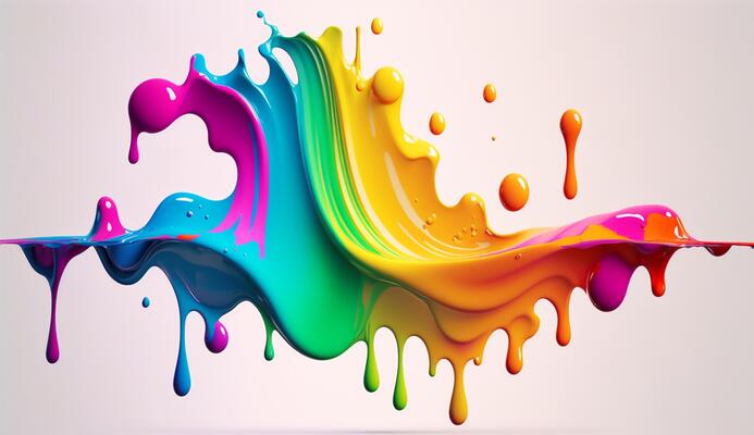 Rainbow Paint Background Stock Photos, Images and Backgrounds for Free ...